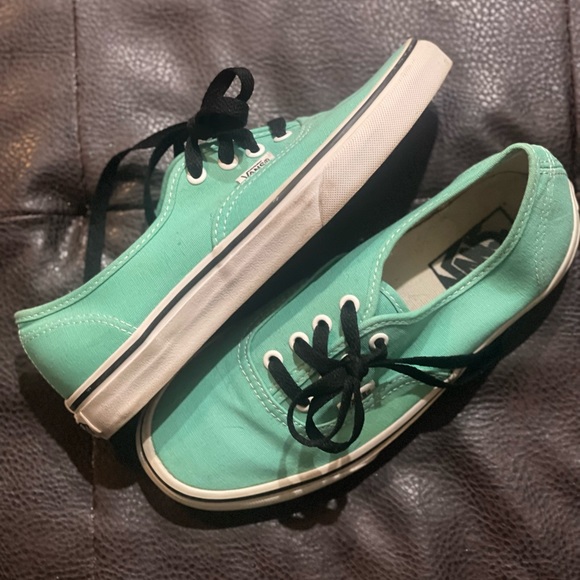 Vans | Shoes | Teal Vans | Poshmark